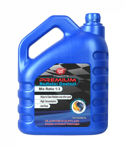 Premium Blue Car Radiator Coolant Concentrate - Mix Ratio 1:4 | UE Autotech